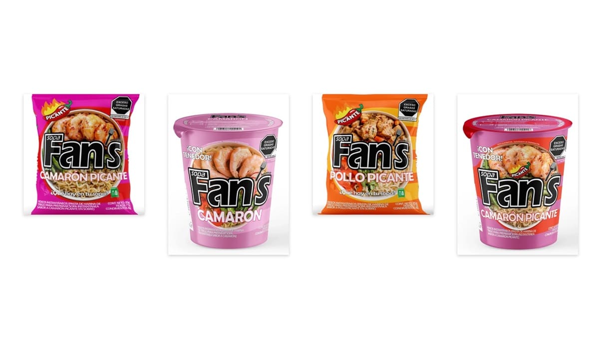 Con la nueva generación de sopas instantáneas y más sabores, Sopa Fans ...